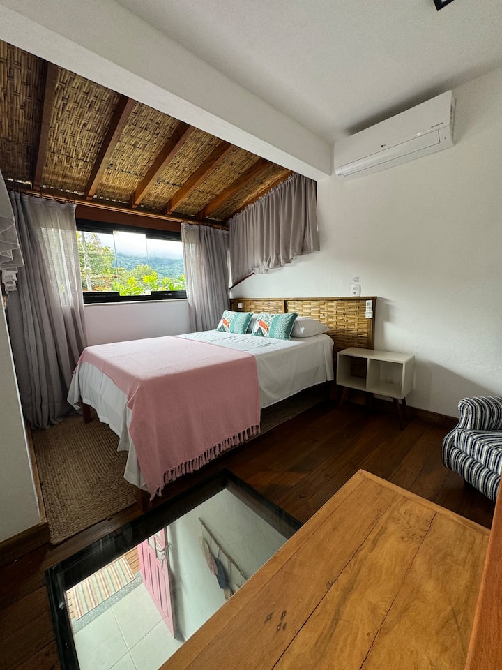 Vila Saíra - Chalé Rosa A 50m Da Praia - Ilhabela