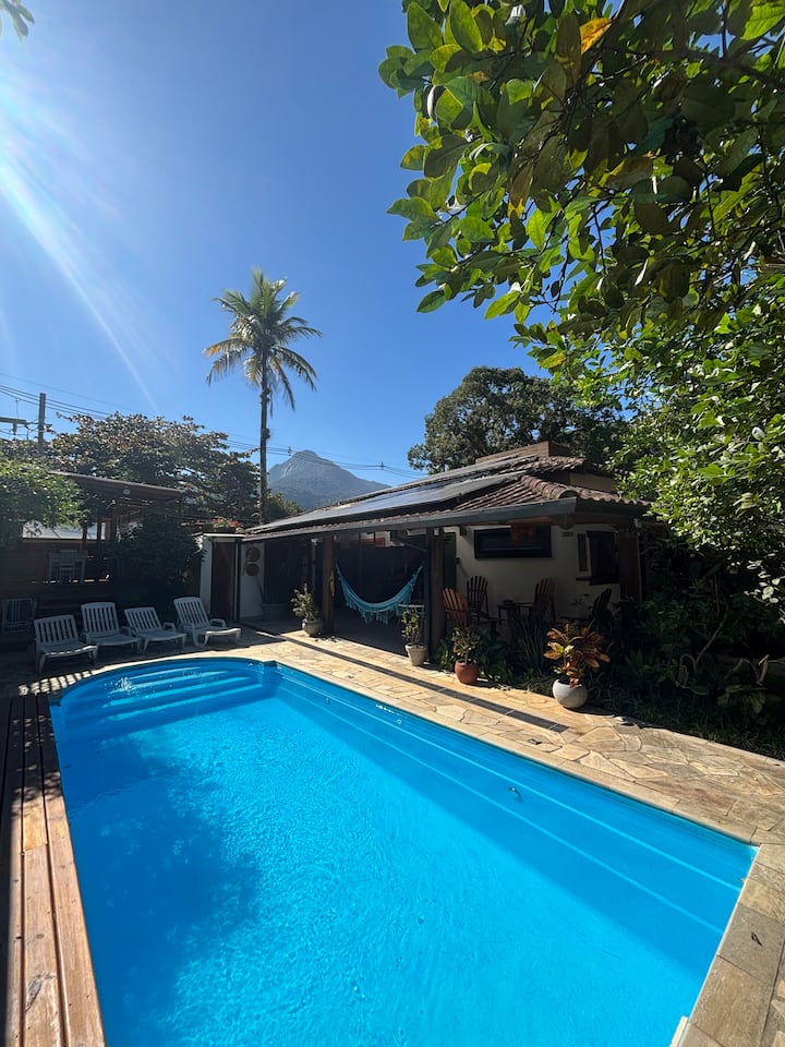 Vila Saíra - Chale Azul Escuro, 50m Da Praia - Ilhabela