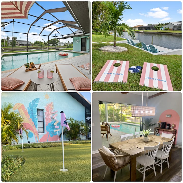 Waterfront, Heated Pool, Mini Golf, Kayaks, More! - Cape Coral, FL