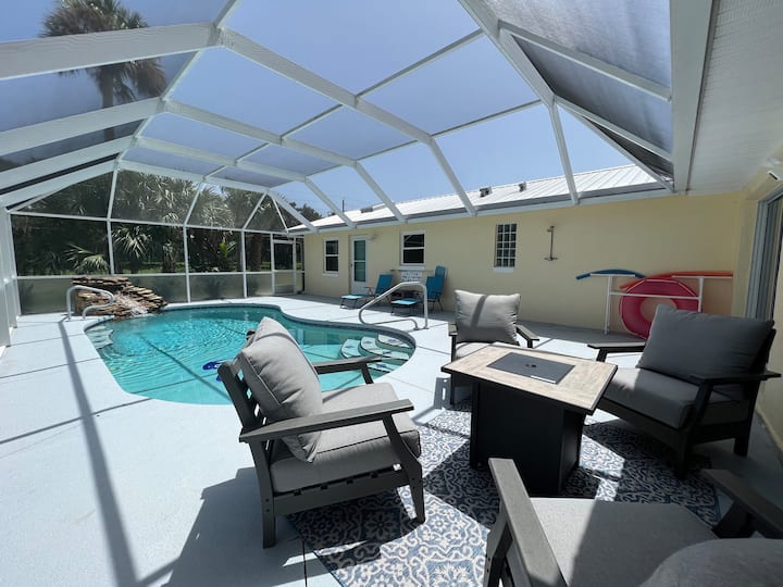 Entire Home+heated Pool+near Beach - Flagler Beach, FL