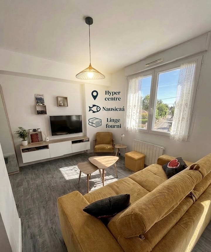 Studio Proche Gare · Nausicaá & Plage à 10 Min - Boulogne-sur-Mer