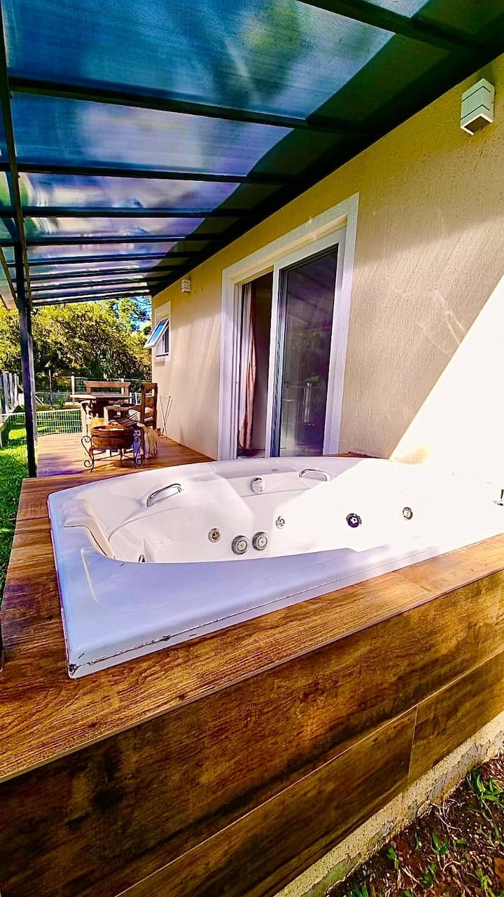 Recanto Junto A Natureza Com Banheira! - Canela