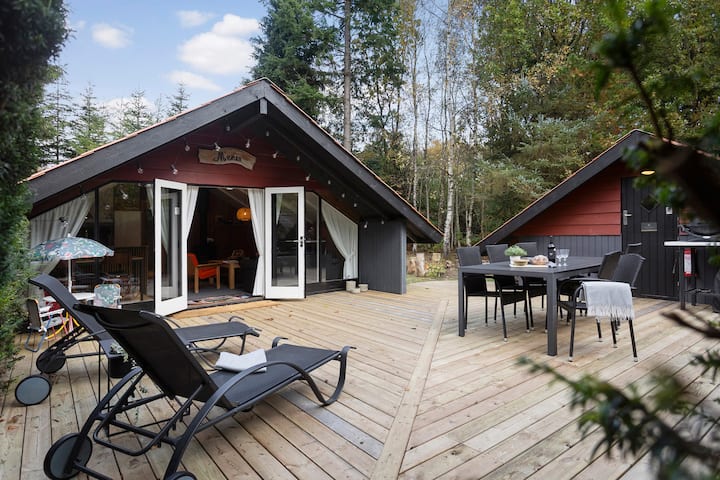 Privat Skovhytte Ved Sø | Legoland | Unik Hytte - Denmark
