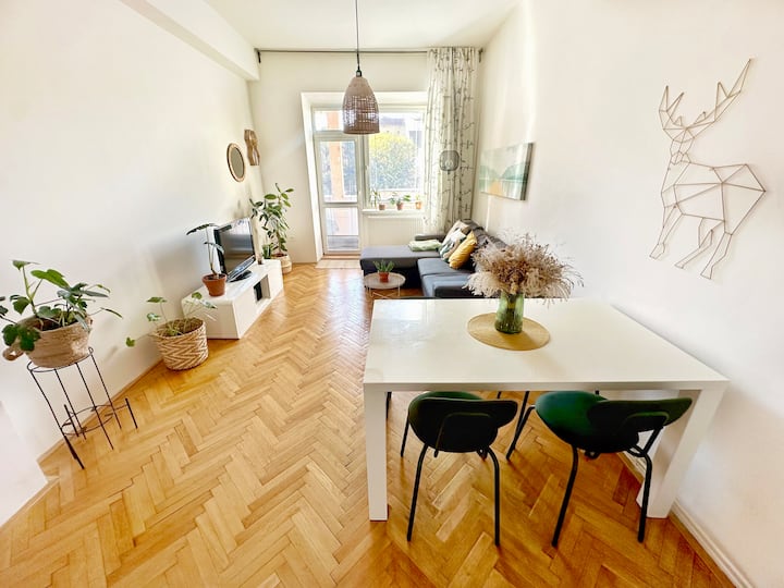 Bright And Central Suite With A Balcony - ブルノ