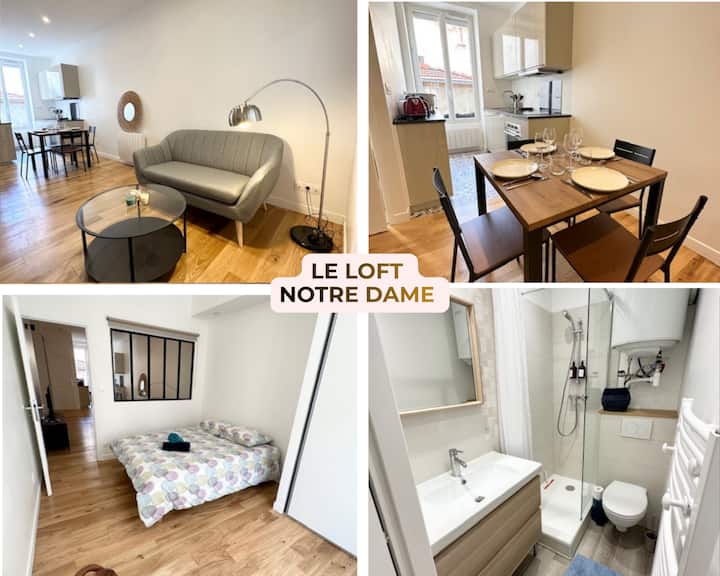 Loft Notre Dame T2 35m2 Prox Gare - Parc de la Tête d'Or - Lyon