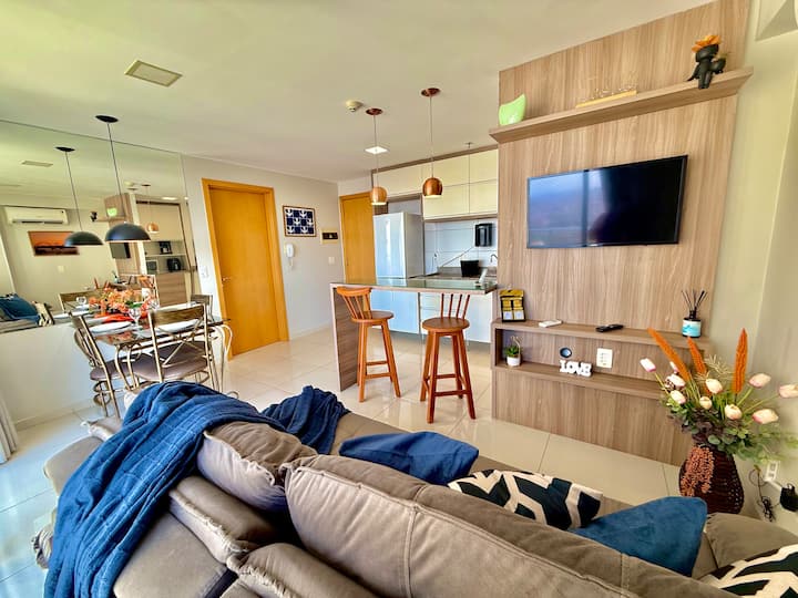 Apê No Shopping C/ Vaga, Ar-cond, Metrô Ao Lado! - Brasília