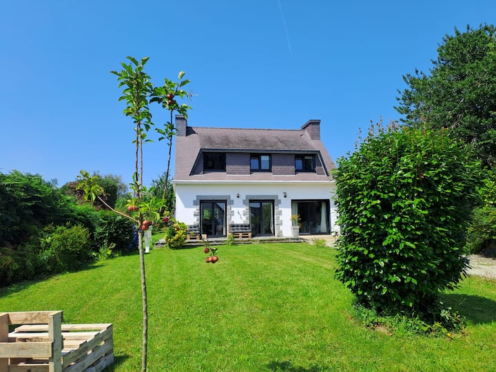 Belle Maison Proche Centre Ville Et Plage (3,5km) - Finistère