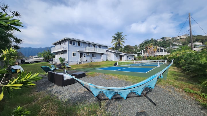 Pickleball Paradise: Quiet 2bd/1ba & Private Court - Kailua, HI