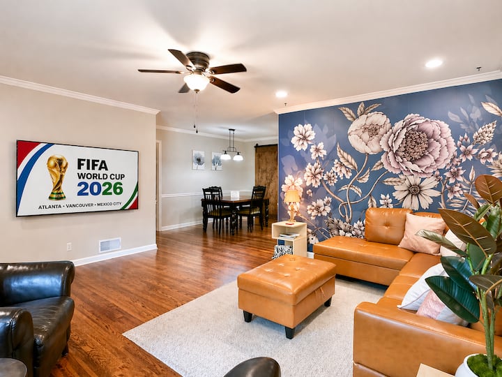 Fifa Ready -Outdoor Hangout, 2 Livingrms, Families - Lithonia, GA