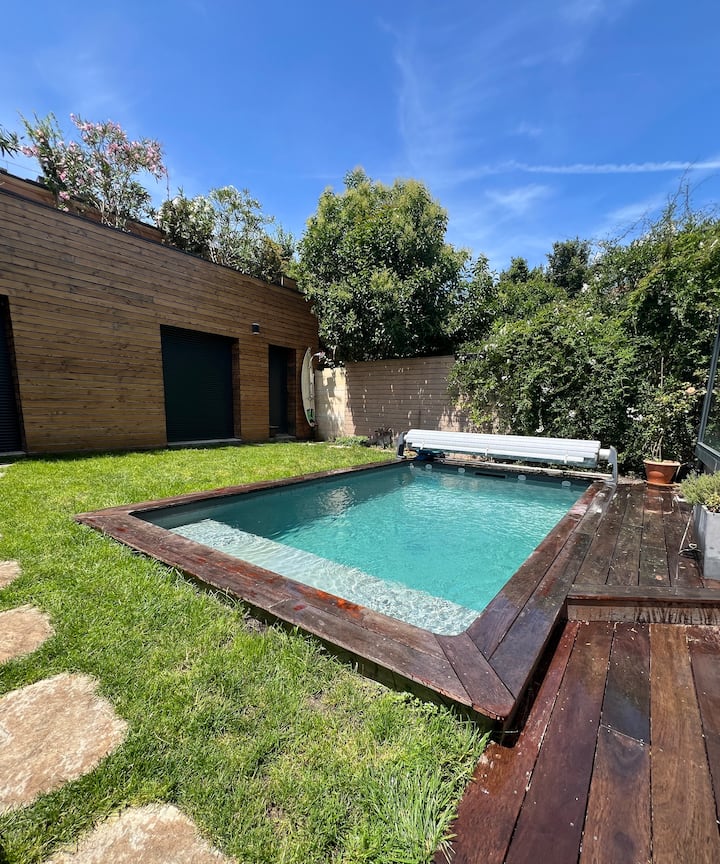 Superbe Maison, Piscine Chauffée & Climatisation - Bordeaux