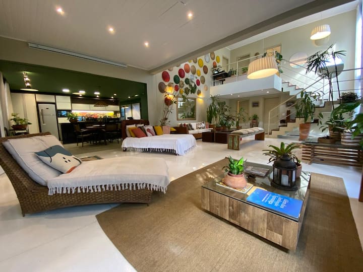 Casa Das Palmeiras 4 Suítes Cond 50m Da Praia - Caraguatatuba