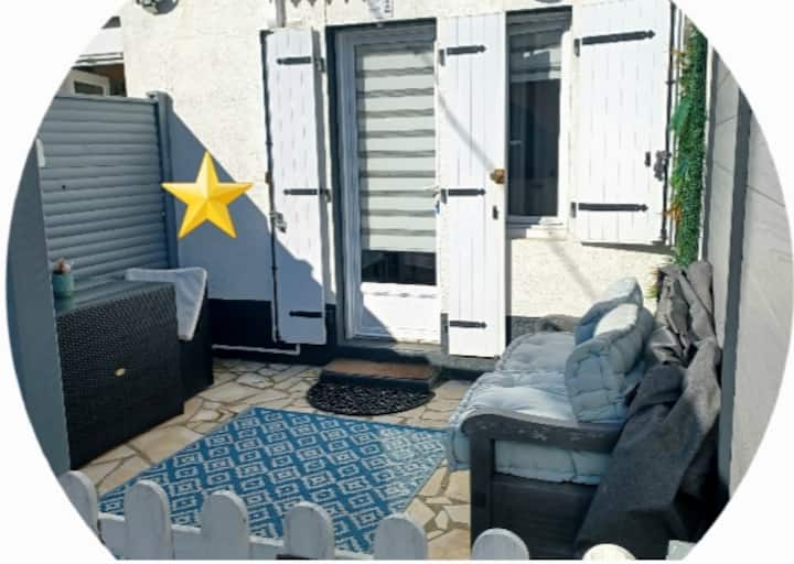 Tout à Pieds/vélos Plainpied 1*,terrasse Clim Wifi - Châtelaillon-Plage