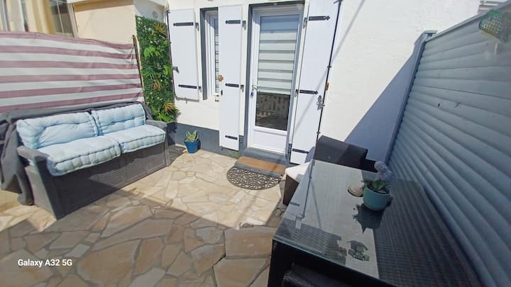 Tout à Pieds/vélos Plainpied 1*,terrasse Clim Wifi - Châtelaillon-Plage