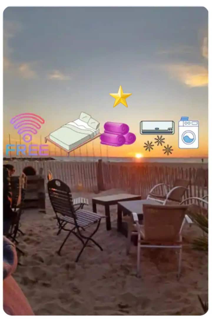 Tout à Pieds/vélos Plainpied 1*,terrasse Clim Wifi - Châtelaillon-Plage