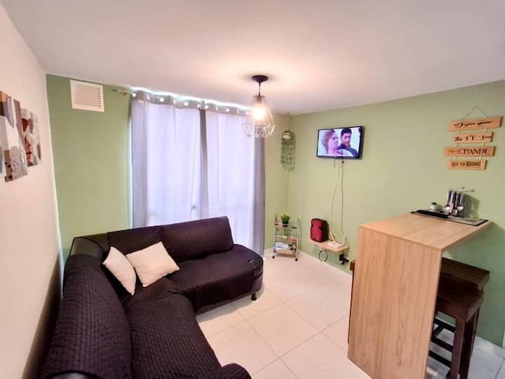Apartamento +Wifi+piscina+parqueadero, 1 Piso - Ibagué
