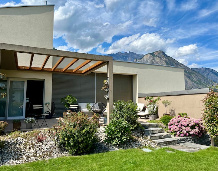 Villa Lumineuse, Proche Des Bains De Saillon - Verbier