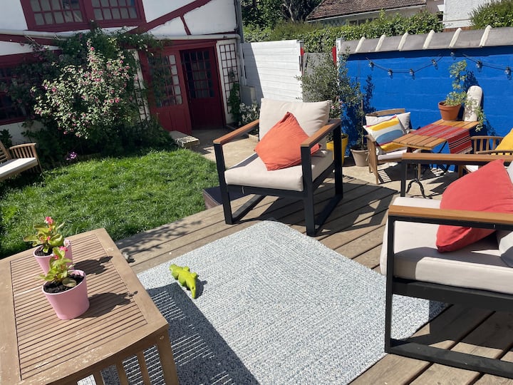 Maison Cosy Avec Jardin Et Terrasse Plein Sud - Giverny
