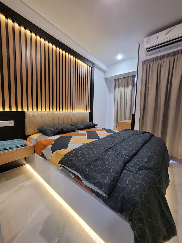 Elegant 1br Delft Apartemen - Macasar