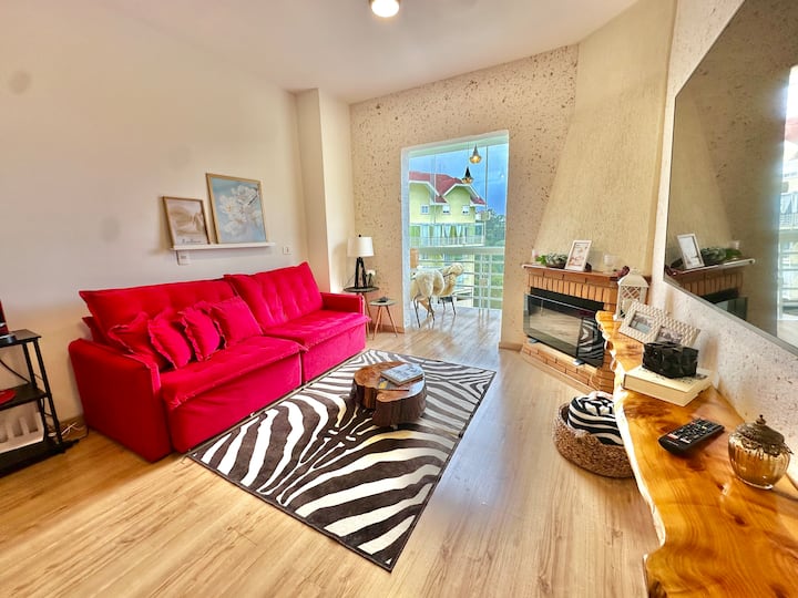 Apto Duplex Boutique Na Montanha - Lareira - Wi-fi - Campos do Jordão