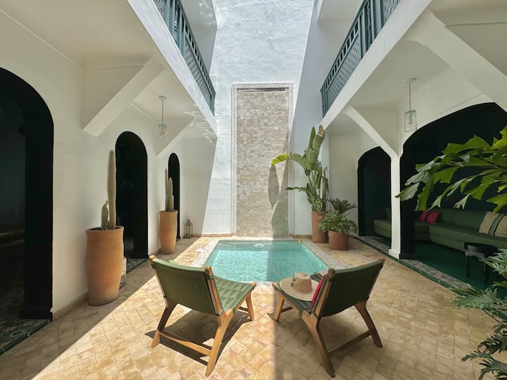 Riad Dar Umi - Piscine Et Bassin Sur Le Toit - Marrakech