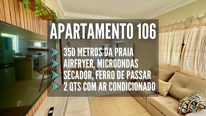 Apv106: 350m Da Praia, 2 Qts C/ar, Piscina - Bahia