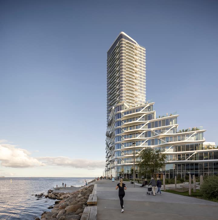 Lejlighed I Light House Med Sauna På ÅRhus Ø - Arhus
