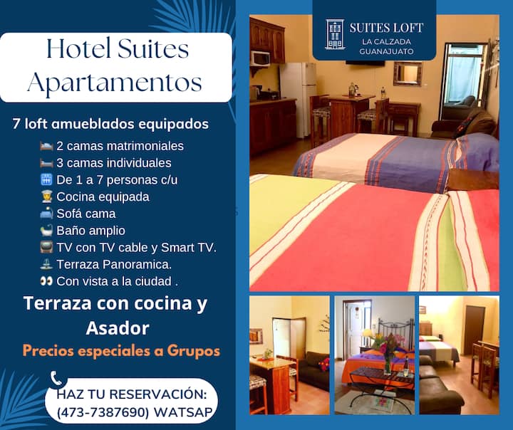6 Depas. Día/semana ò Mes, All Inclusive, Centro - Guanajuato