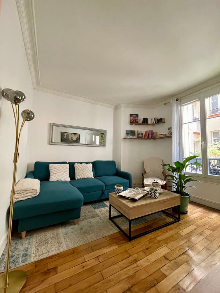 Cosy & Calme • 4p • Montmartre Proche - Parc des Expositions Paris le Bourget