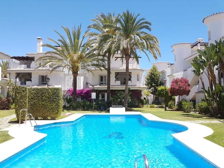 Peaceful & Lovely. Terrace-pool-5 Min Puerto Banús - Marbella