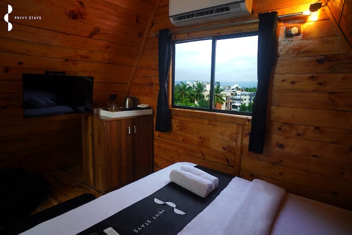 Privy Stays- Rooftop W/pvt Pool, Terrace | Couples - Alibag