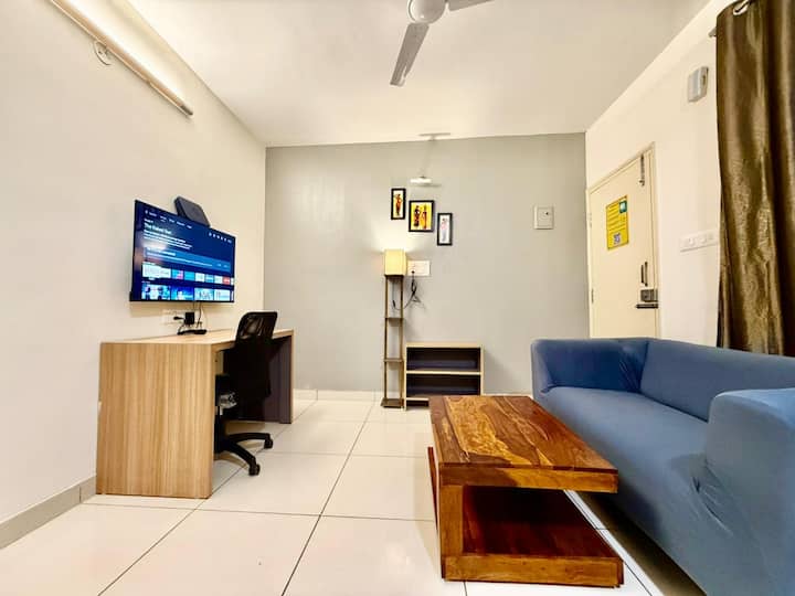 Spacious & Private Ac-1bhk+ Kitchen@fortale Living - Bangalore
