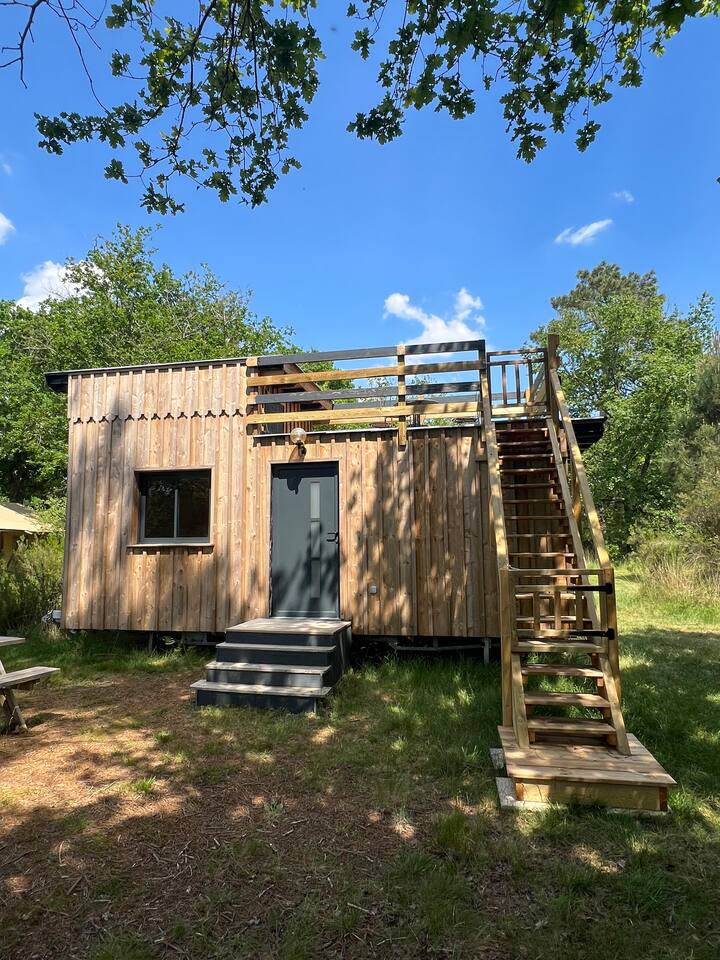 Sublime Tiny House Rooftop - Carcans