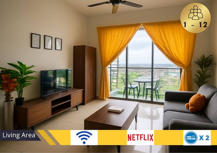 Cozy 4r3b Modern High-floor Retreat #Ga99 - Shah Alam