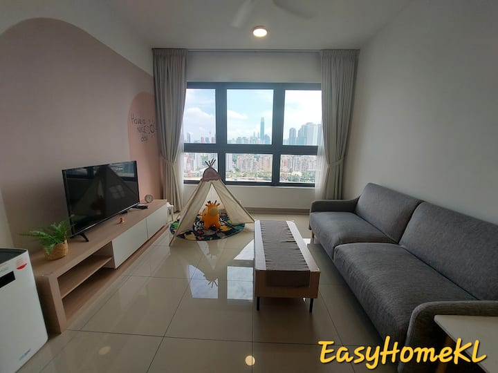 Easyhomekl*m Vertica*12pax*4r2b*klcc View*mrt&lrt* - Kuala Lumpur