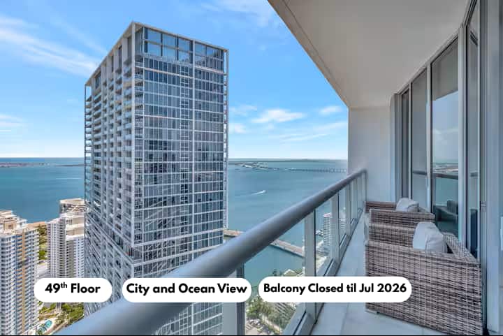 Icon 49 Flr Ocean 2b/ Free Pool Spa Hot Tub - Miami