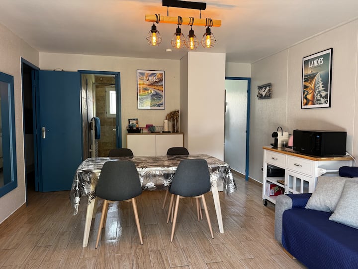 Pavillon T3, 6 Pers Résid Piscine Lac/océan + Wifi - Soustons