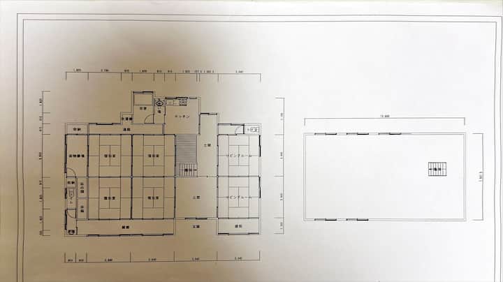 受日本电视台采访 107年和式浪漫田舍古民家徒步2分以内便利店、超市、临近各种旅游景点可入住20人 - 犬山市