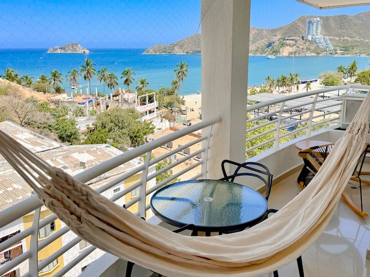 Excepcional Apartamento Con Vista Al Mar Bedviajes - Santa Marta, Colombia