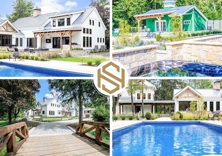 9br Sorin's Estate W/ Pool And Paddle Tennis Court - South Bend, IN