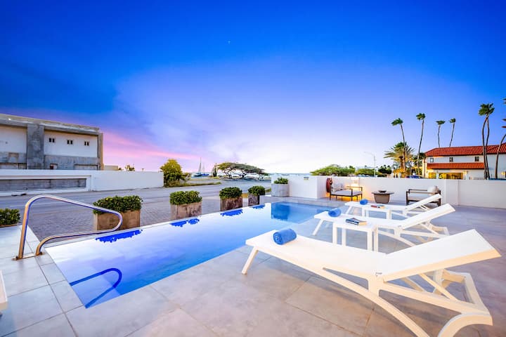 Luxury Beachfront Villa|2 Pools|bbq|catalina Beach - Aruba
