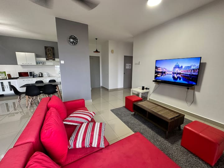Putrajaya 3r3b 6pax Aircond Wifi Pool Washing M/c - Putrajaya