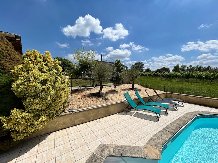 Gîte Cosy Proche Piscine & Vignoble - Gîte Margaux - Langon