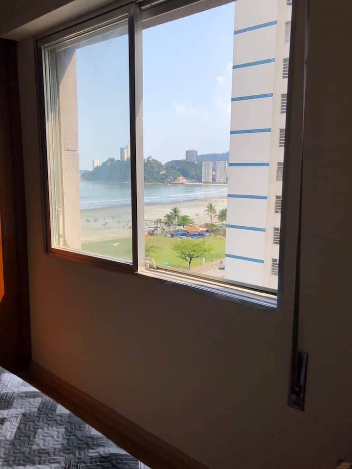 Linda Vista Da Praia Do Itararé - Santos