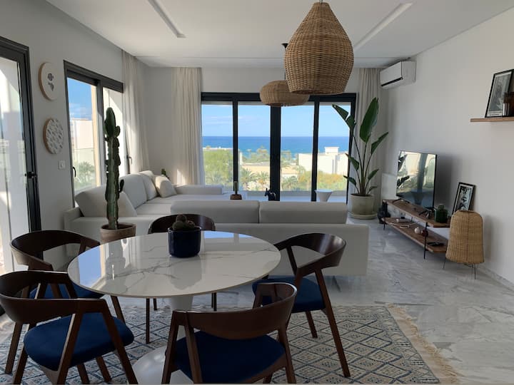 Bel Appartement Central Avec Magnifique Vue Mer - Sousse