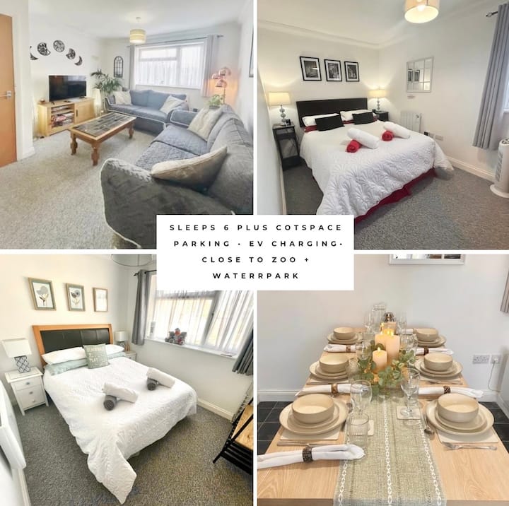 Near Waterpark Zoo & Beaches Family & Pet Friendly - Paignton