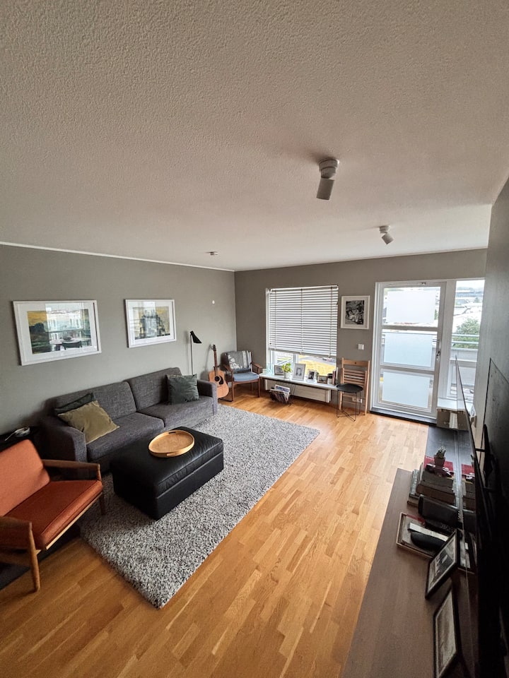 ÚTsýnis ÍBúð í Rólegu Hverfi. - Islândia