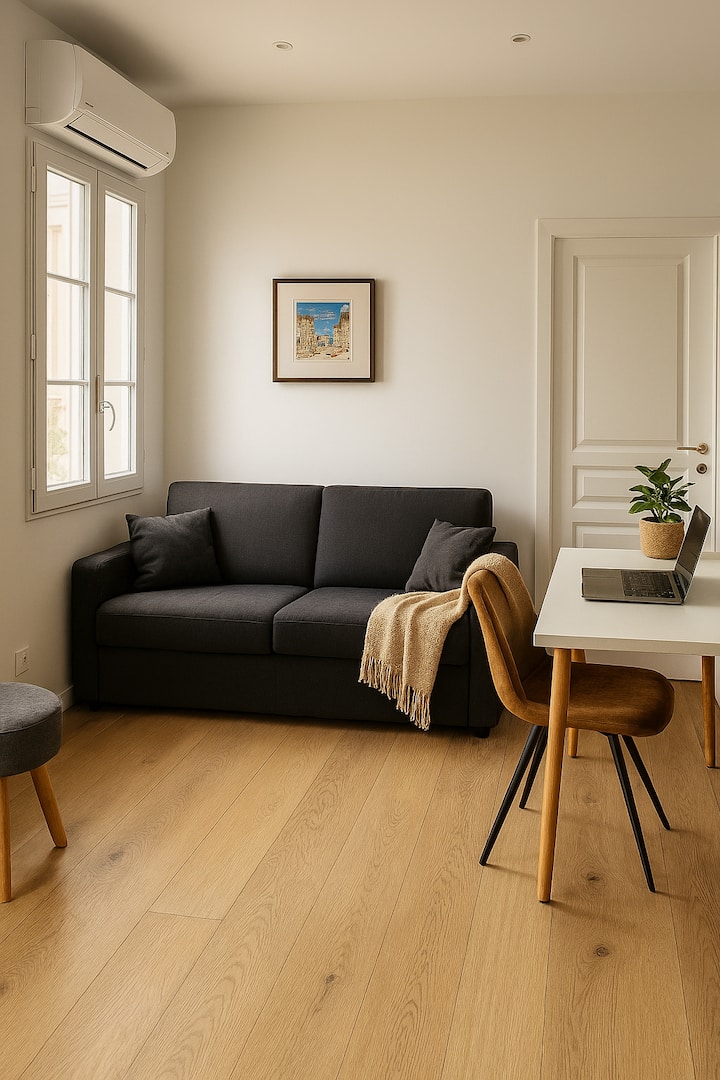 Studio Cosy Triangle D’or • Clim & Wi‑fi - Burdeos