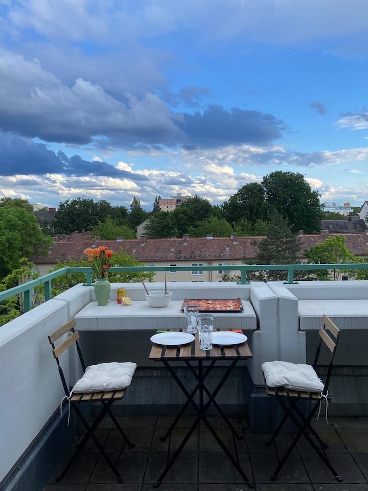 Penthouse Panorama Suite Near Oktoberfest - Múnich