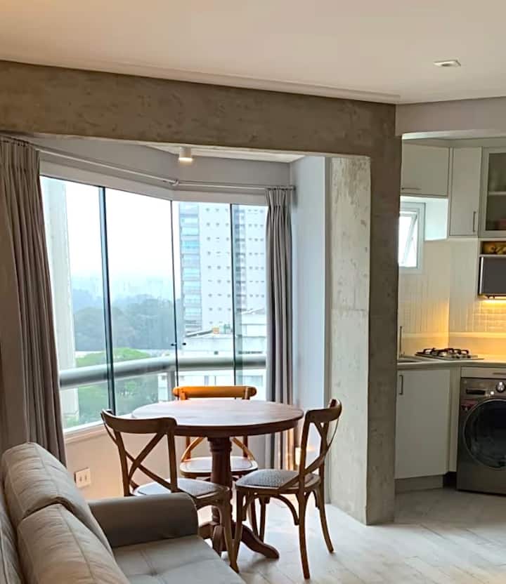 Modern Flat Near Ibirapuera + Parking - São Paulo