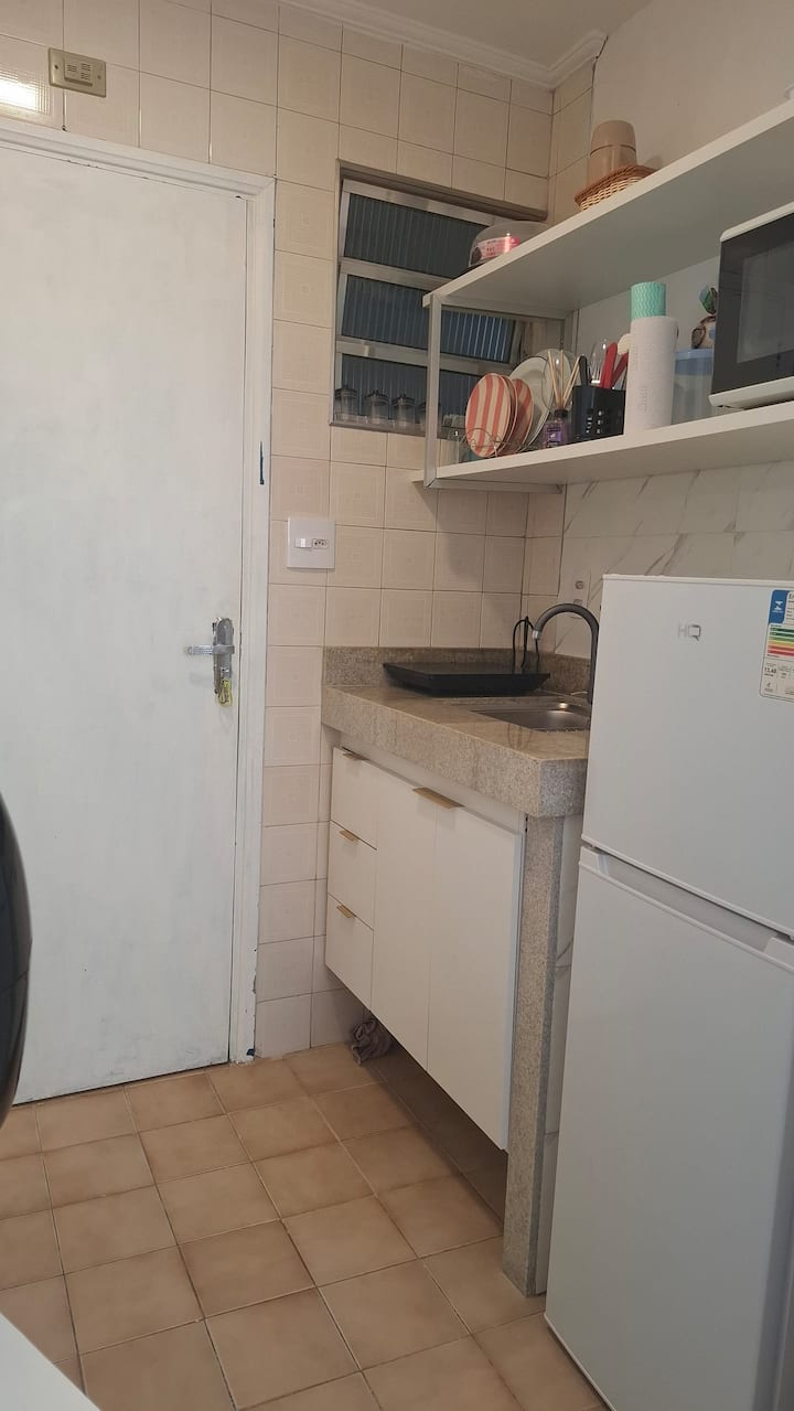 Apartamento Kitinete Em Santos Completo - Santos